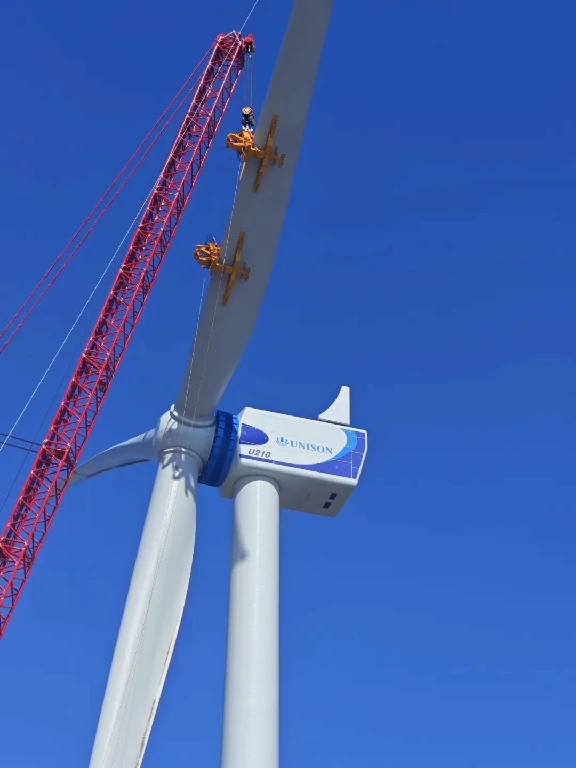 10MW Wind Blade Lifting Clamp Completed Project in South Korea | Julisling